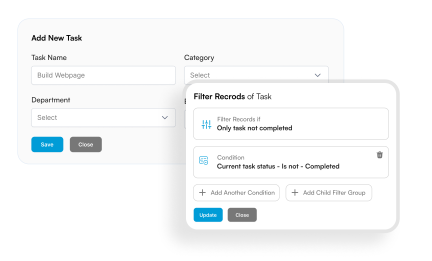 Create, Customize, Connect - Essential Components | Tadabase